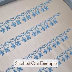 Border Design From 1870s. Machine Embroidery Design. Continuous Border ...