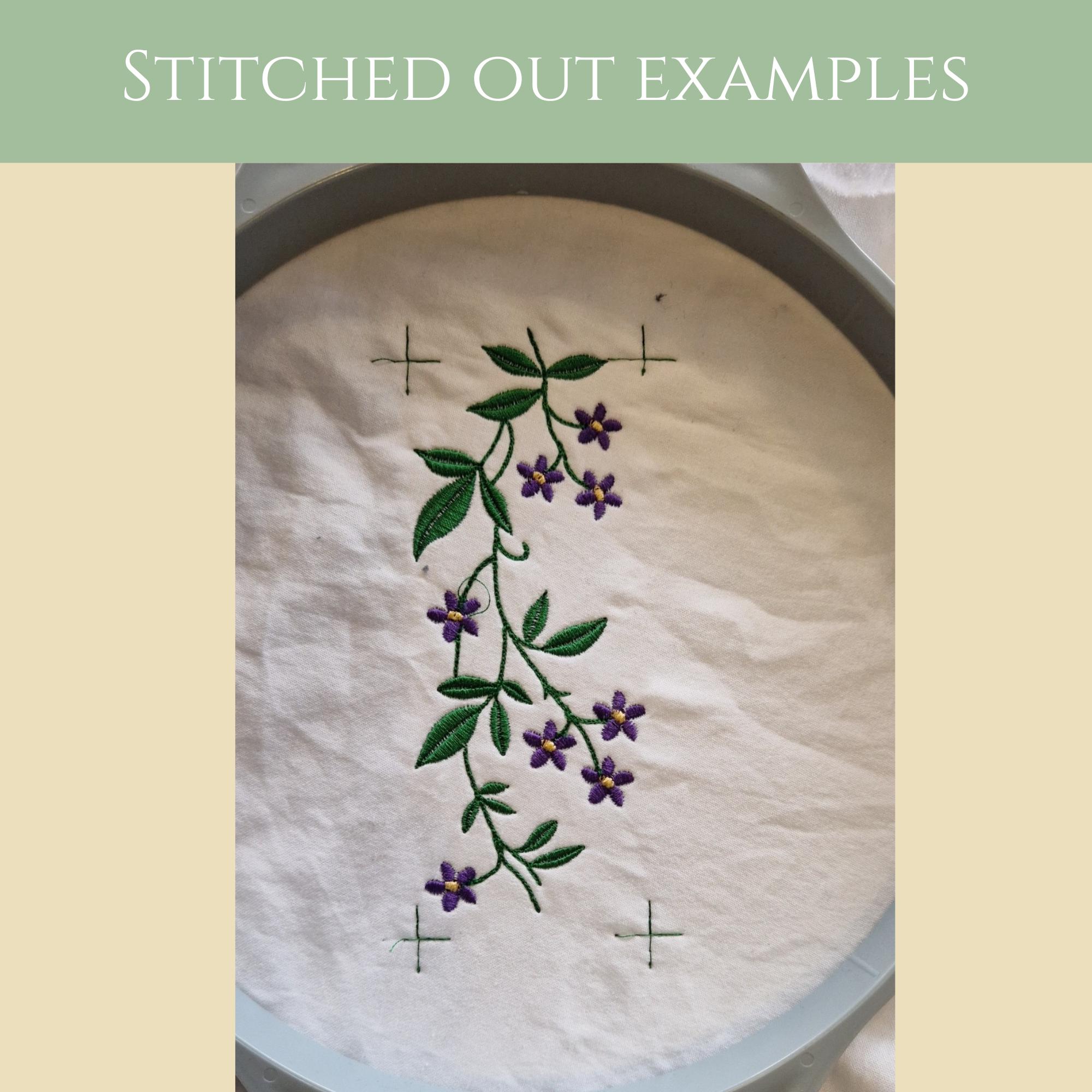 Flower Border Design From 1880s. Machine Embroidery Design. Continuous ...