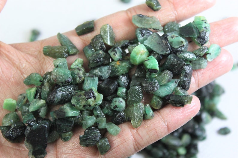 Emrald Raw From Lot Emerald Amazing Quality Natural Emerald - Etsy