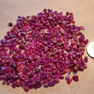 50cts From Lot, 100% Natural African Ruby Raw for Jewelry Making, Earth ...