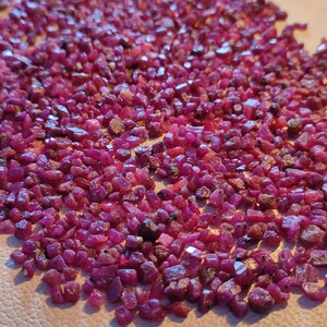 50cts From Lot, 100% Natural African Ruby Raw for Jewelry Making, Earth ...