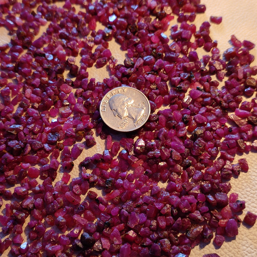 50cts From Lot, 100% Natural African Ruby Raw for Jewelry Making, Earth ...