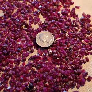 50cts From Lot, 100% Natural African Ruby Raw for Jewelry Making, Earth ...