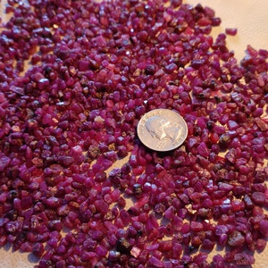 50cts From Lot, 100% Natural African Ruby Raw for Jewelry Making, Earth ...