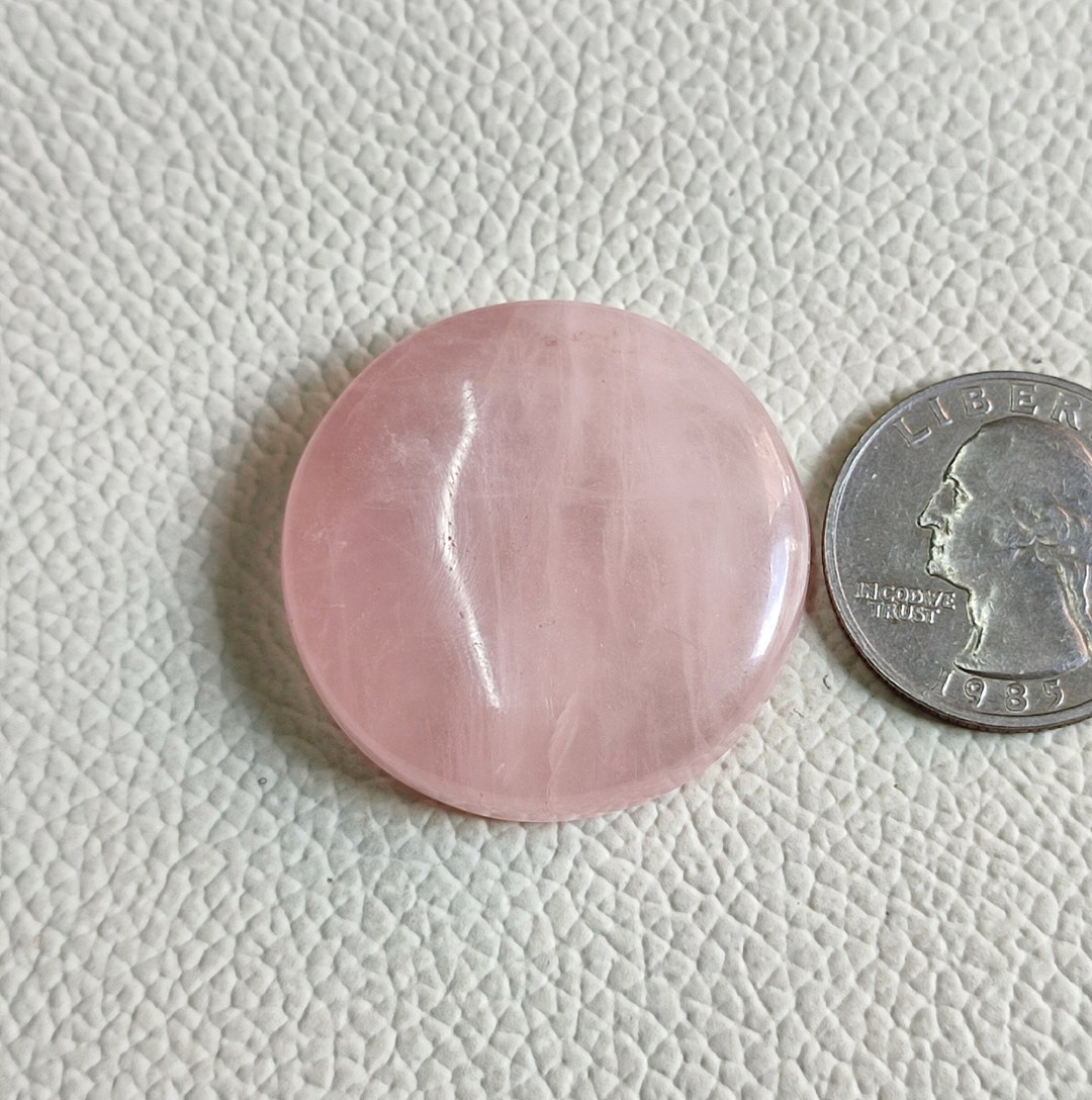 Big Size Round Shape Transparent Rose Quartz Smooth Polished Pink Rose ...