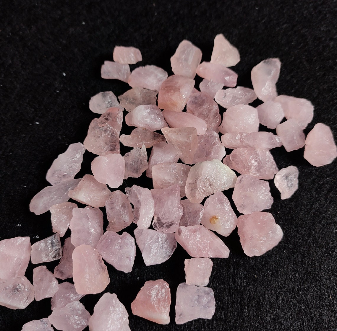 50cts From Lot Big Size Pink Natural Morganite Rough Clean Dark Pink ...