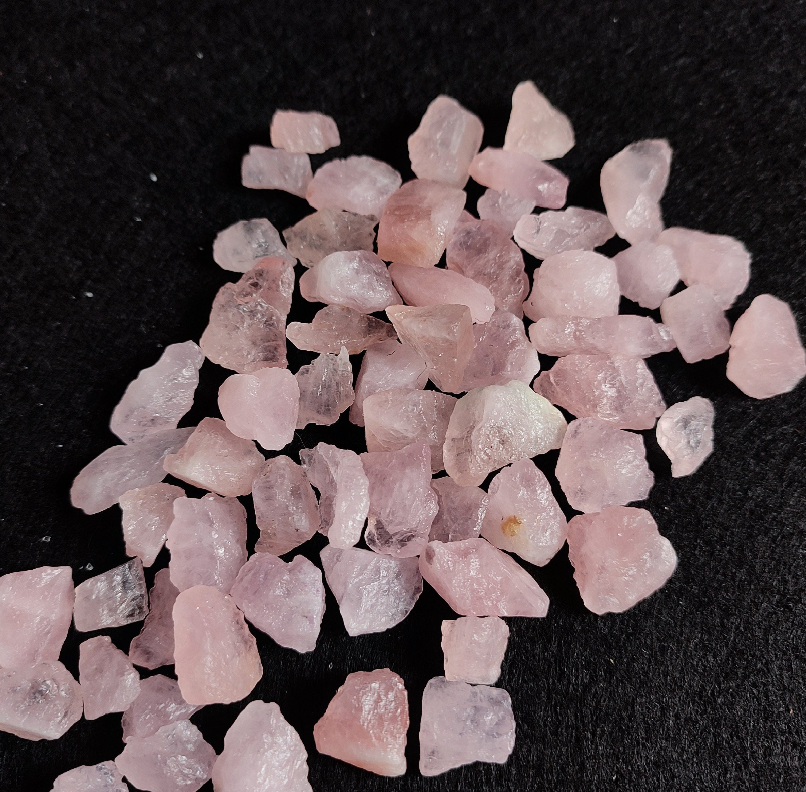 50cts From Lot Big Size Pink Natural Morganite Rough Clean Dark Pink ...