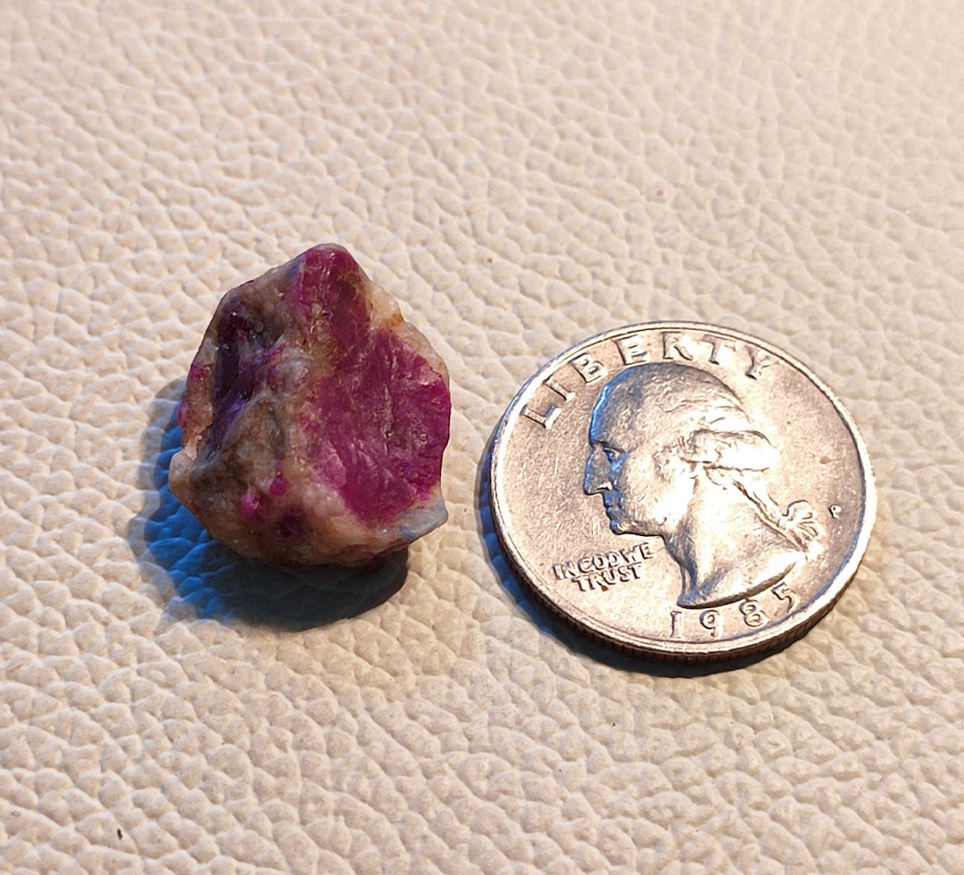 24cts 100% Natural Ruby Raw Natural Shape Earth Mined Ruby Rough ...