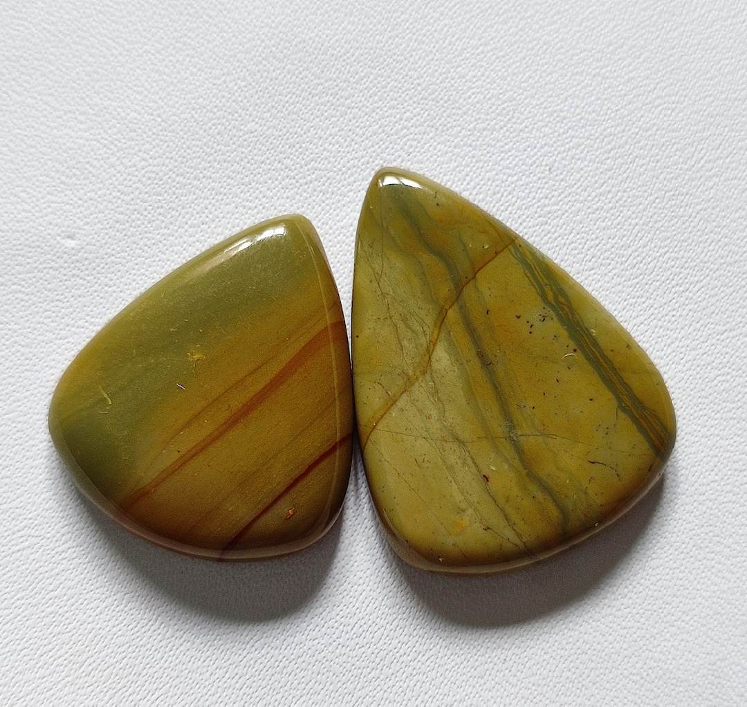 Pear Shape 2pcs Natural Samsonite Jasper Gemstone Lot Pendant - Etsy