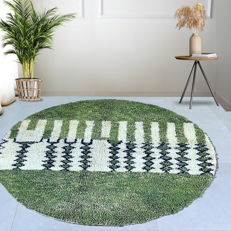 Fluffy Circle Rug - Etsy