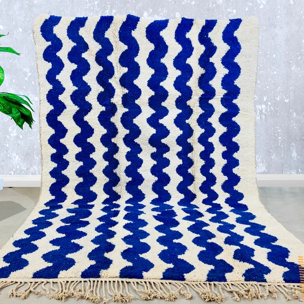 Blue Moroccan Rug - Etsy