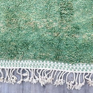 Costum Moroccan Green Rug , New Berber Design Hand-knotted Moroccan Rug ...
