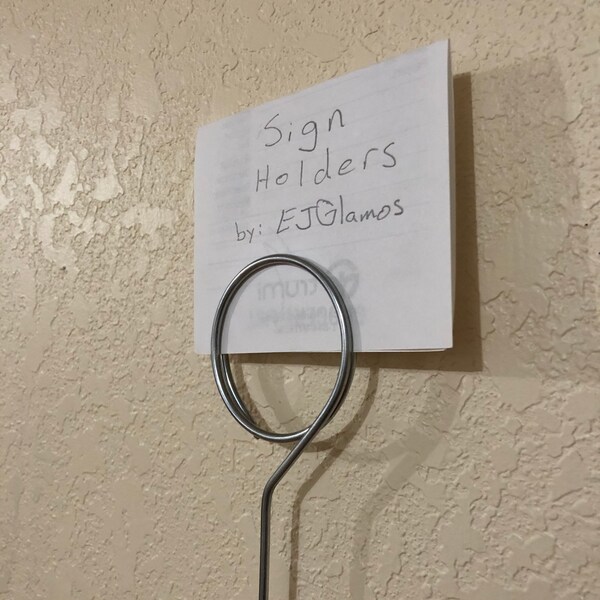 Sign Holder - Etsy