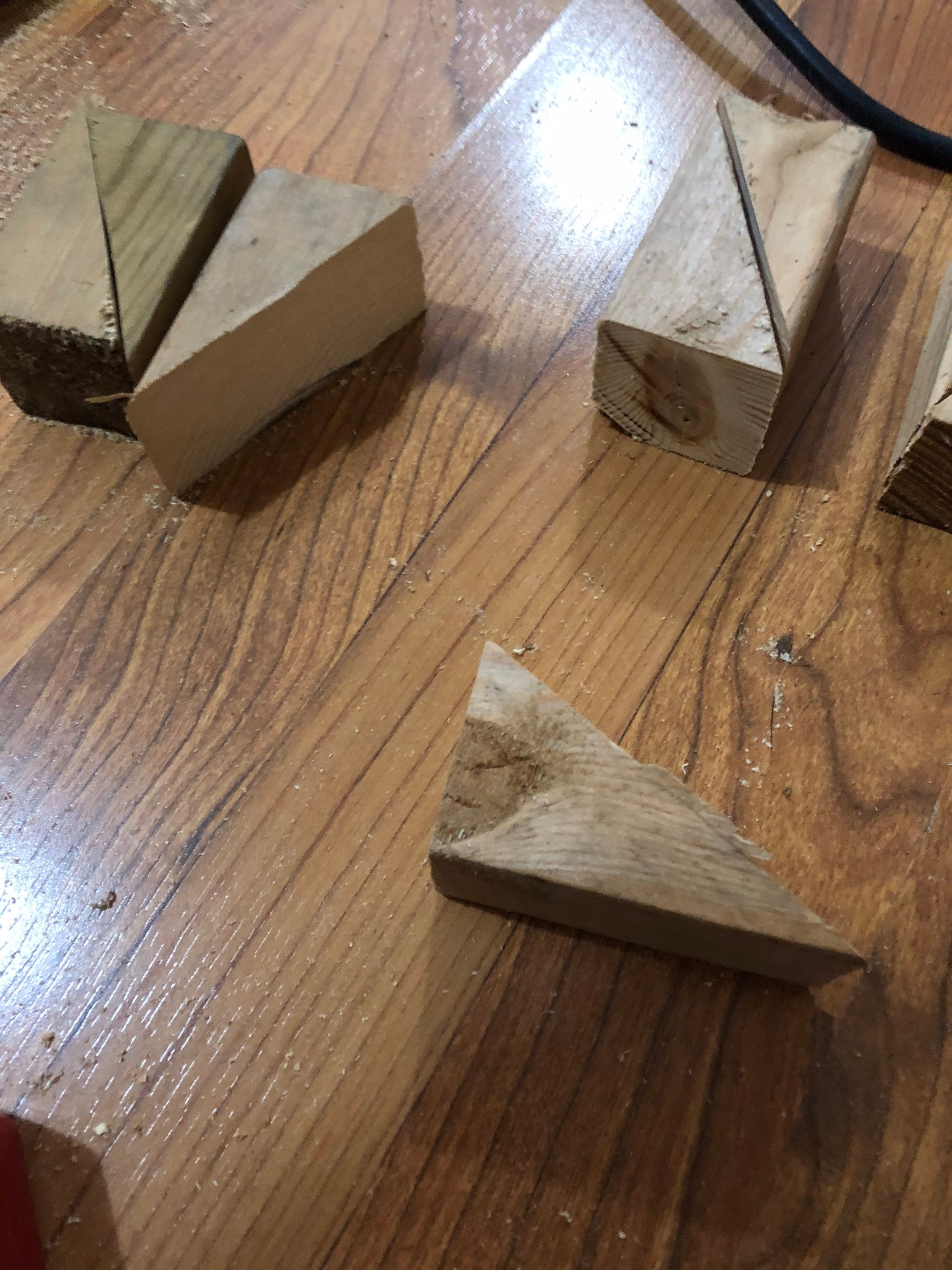 Wedges Wood Bulk Pack - Etsy