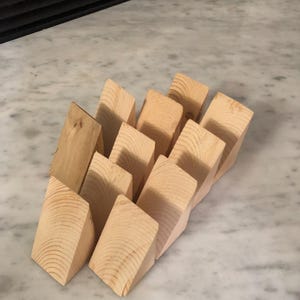 Wedges Wood Bulk Pack - Etsy