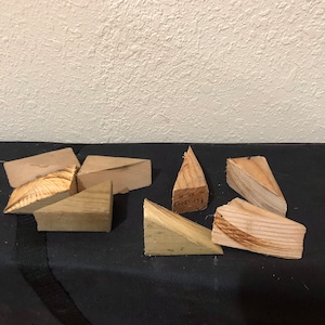 Wedges Wood Bulk Pack - Etsy