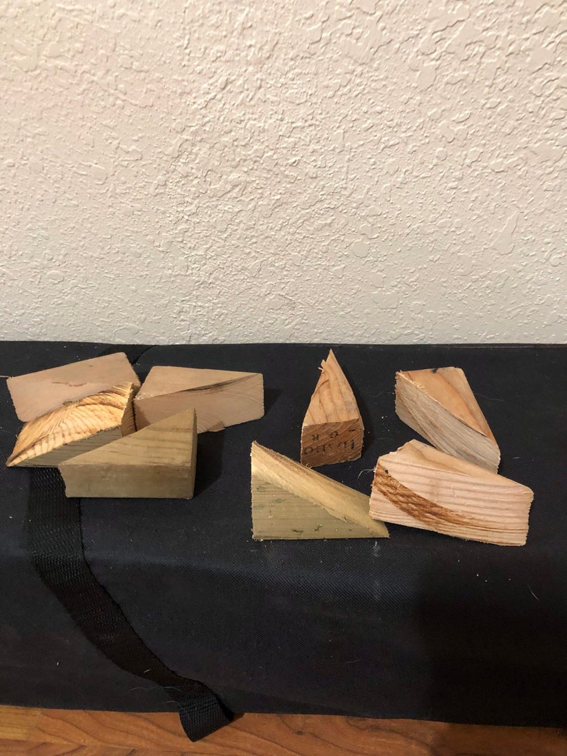 Wedges Wood Bulk Pack - Etsy