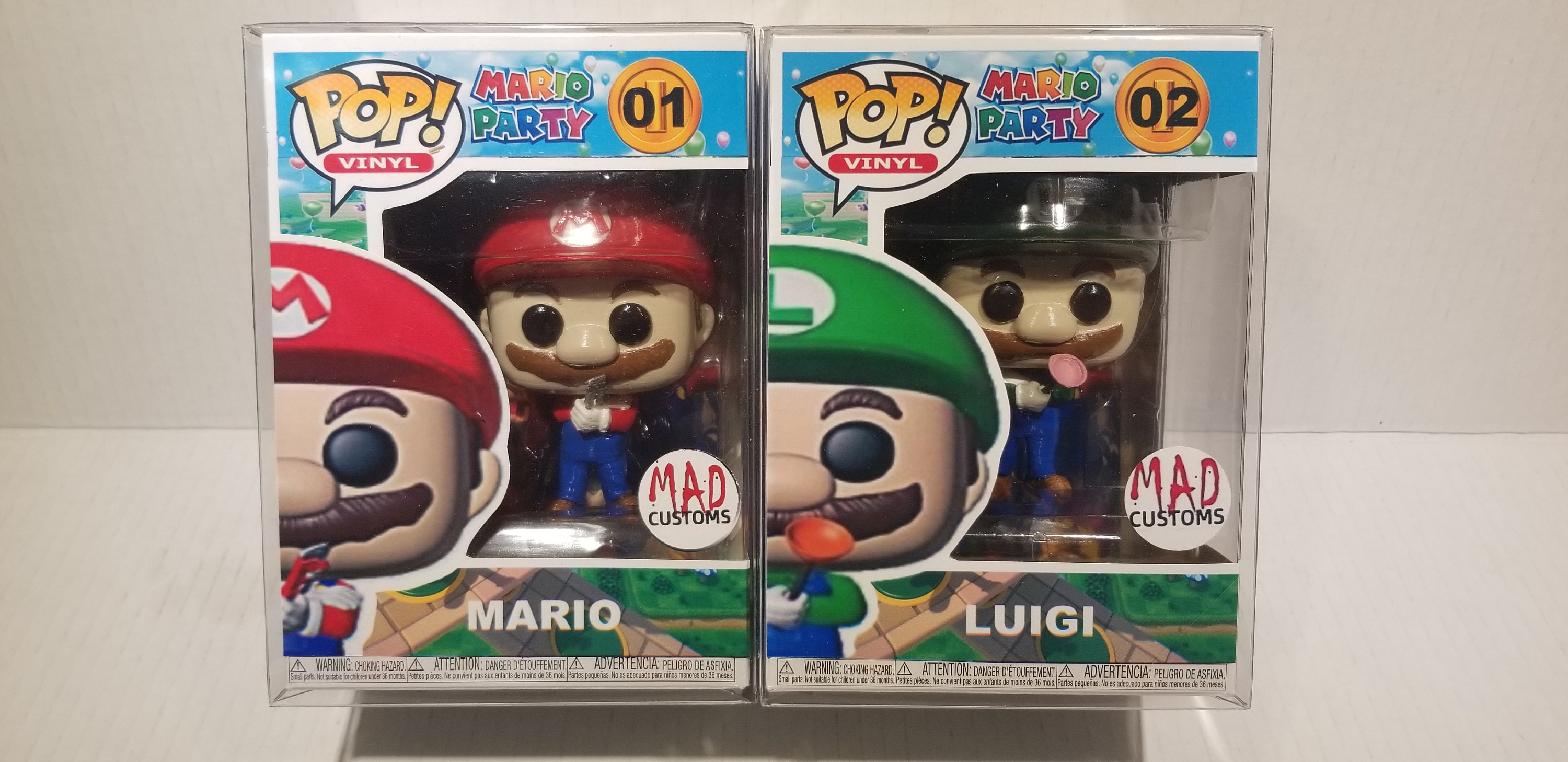 Mario Party Mario & Luigi Funko Set - Etsy