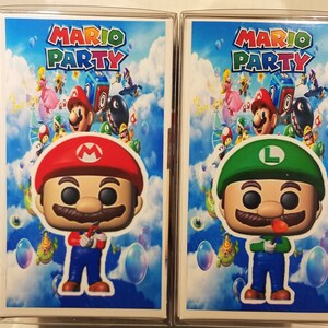 Mario Party Mario & Luigi Funko Set - Etsy