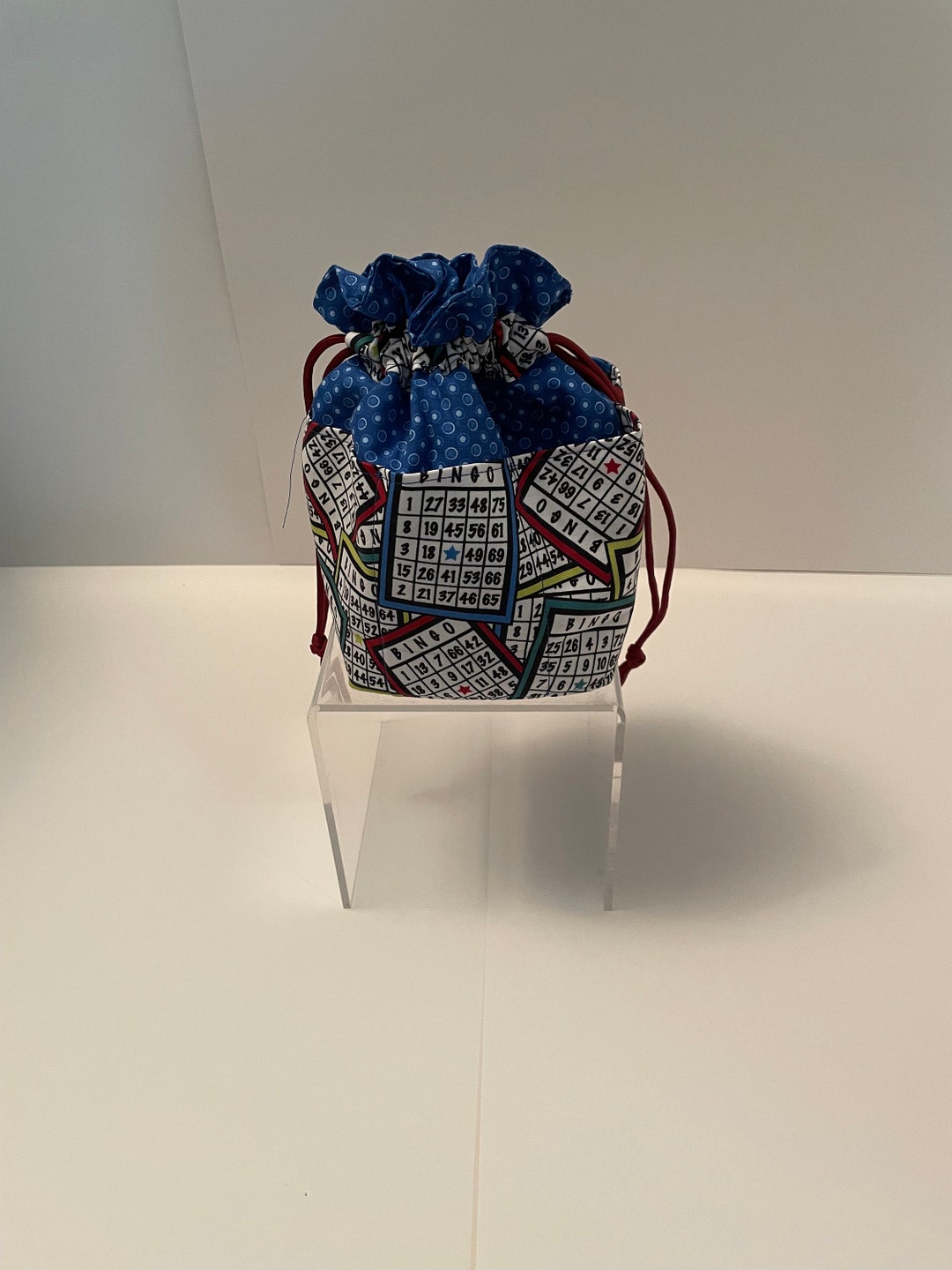 BINGO BAG. Drawstring Bingo Bag. - Etsy