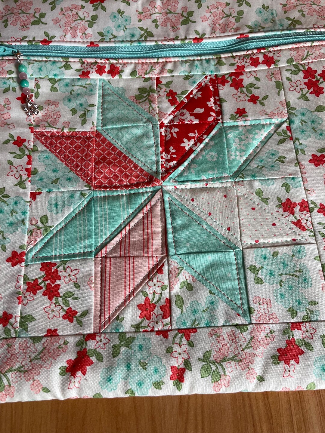 Cross Stitch Project Bag. Quilted Cross Stitch Project Bag. Needlework ...