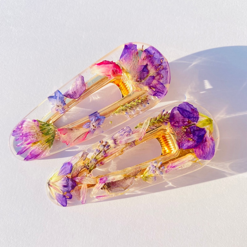 Resin Hair Clip - Etsy