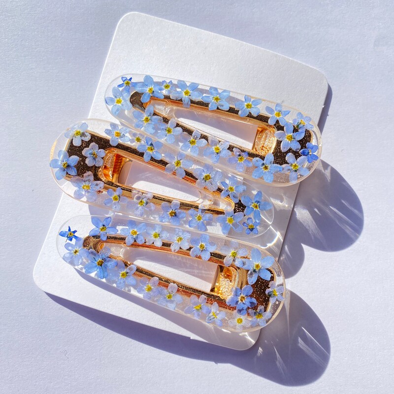 Resin Hair Clip - Etsy