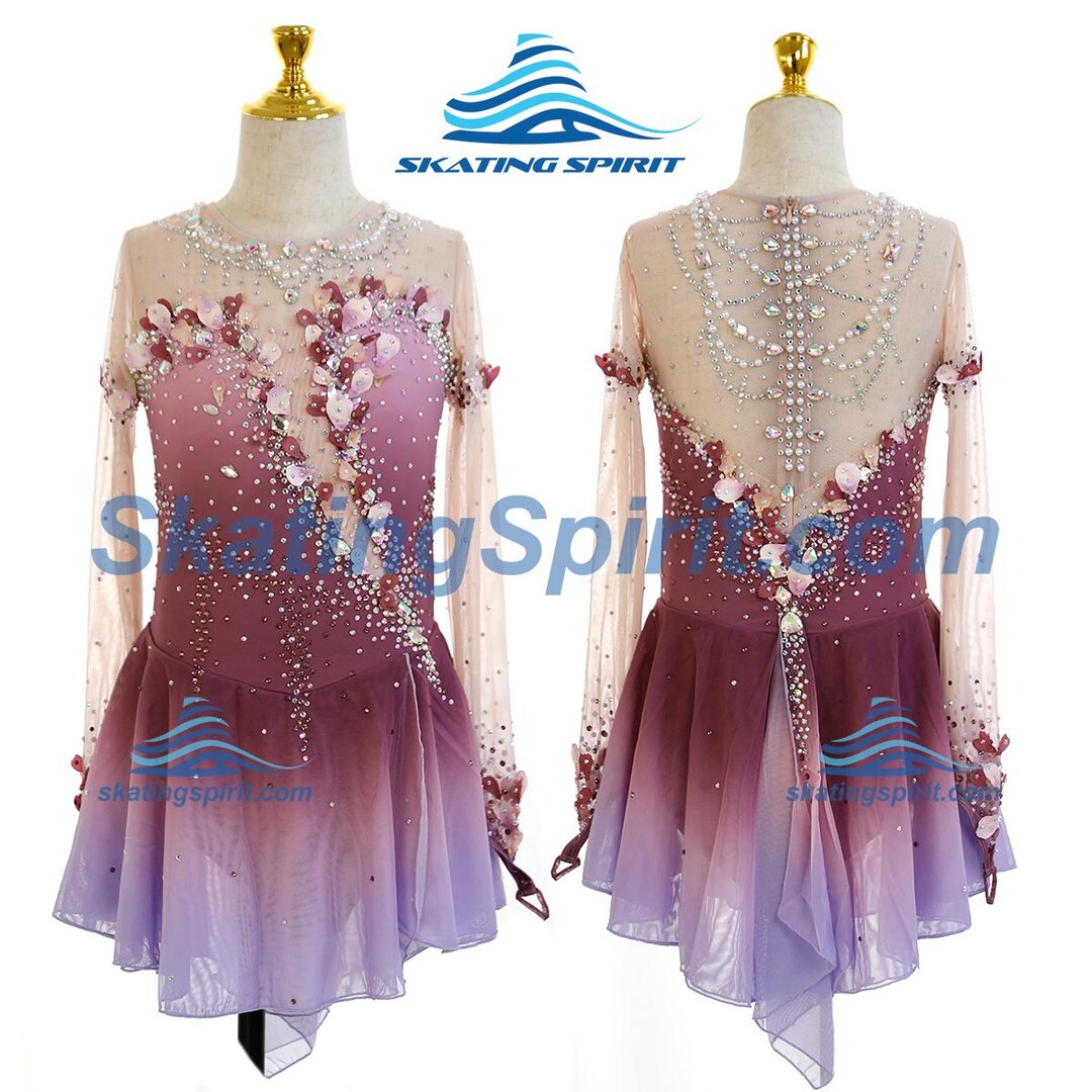 Custom Made Girls and Ladies Figure Skating Dress, Dance Costume ...