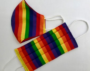 Rainbow Mask - Etsy UK