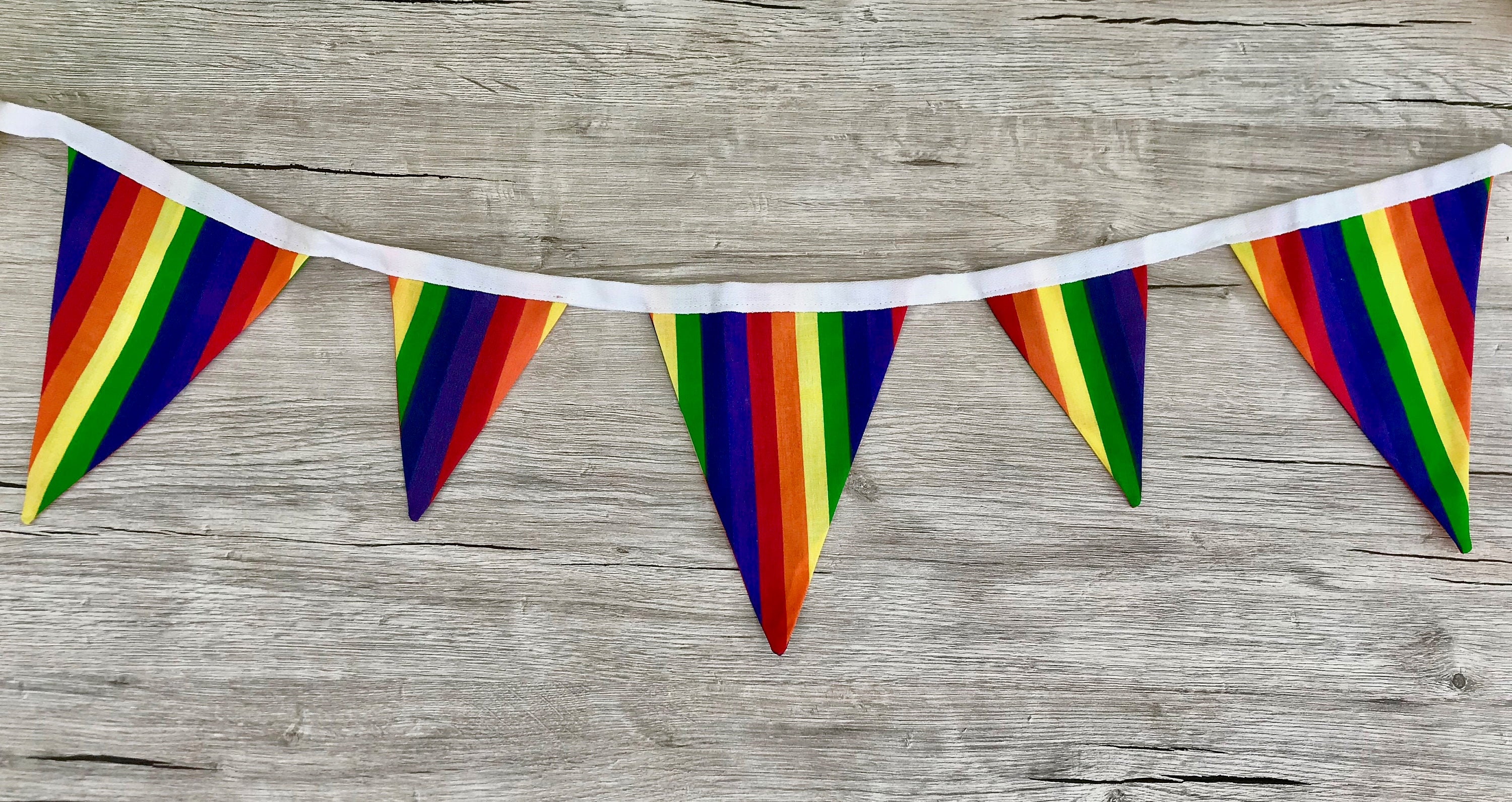 BUNTING Rainbow Gay Pride LBGT length 2 Metres | Etsy
