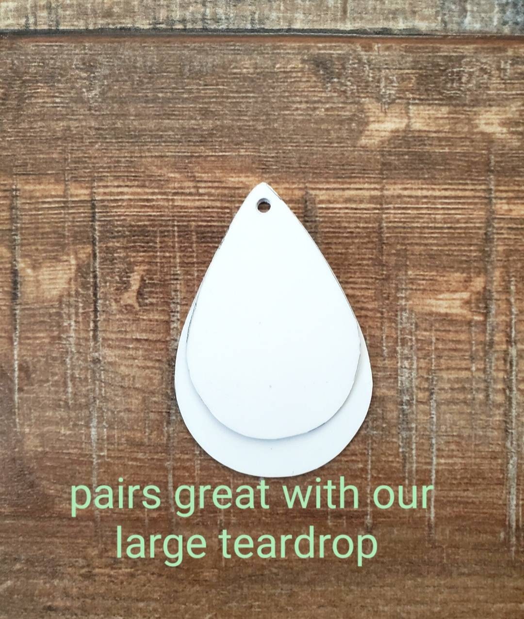 Small Tear Drop Aluminum Sublimation Blanks. Perfect for Earrings or a ...