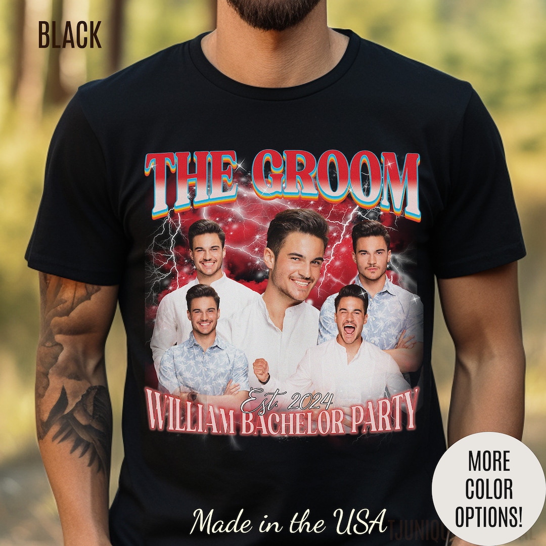 The Groom Bachelor Party Shirts, Groomsmen Shirts, Custom Bachelor ...
