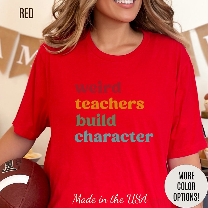 Premium Vector | Weird Teachers Build Character