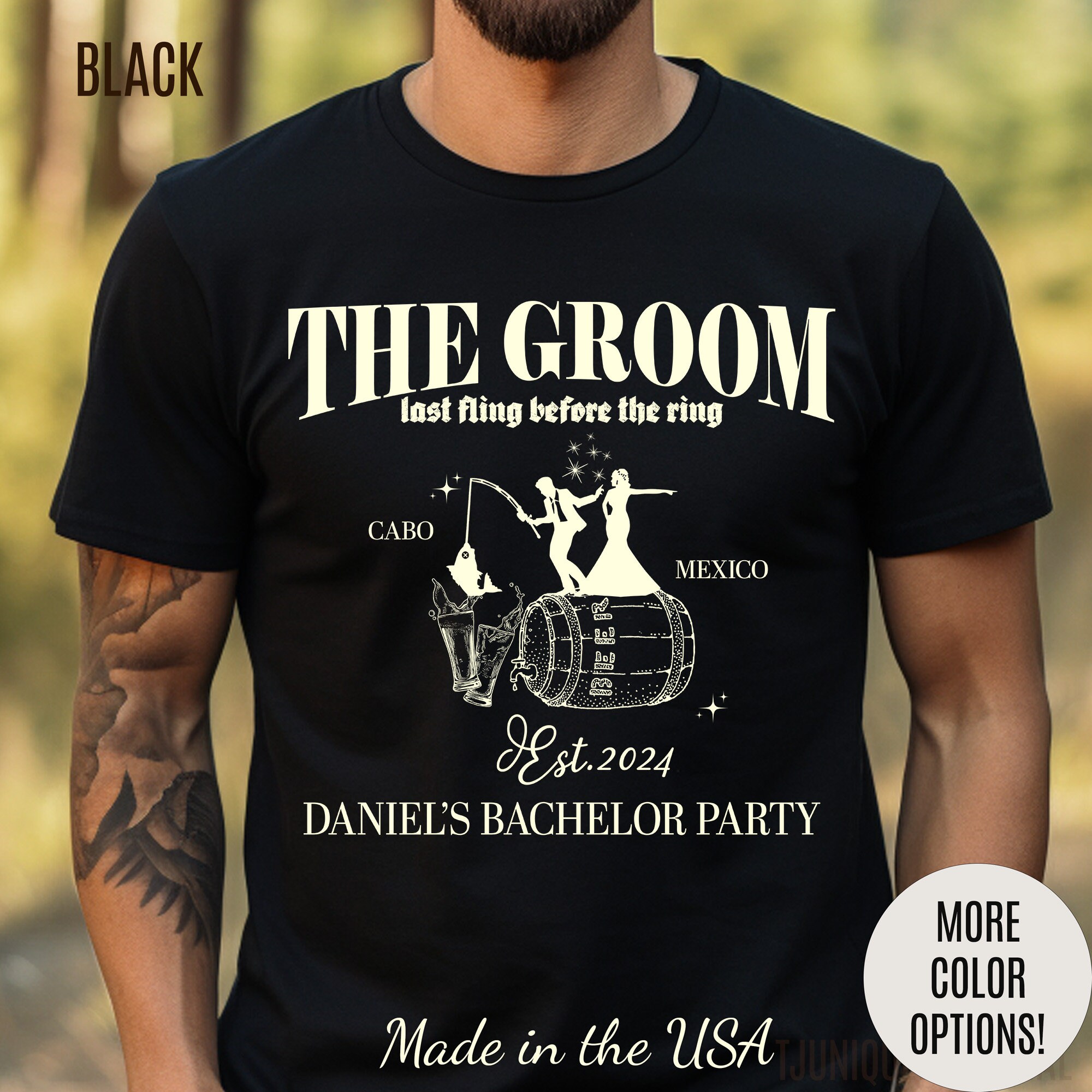 The Groom Bachelor Party Shirts, Groomsmen Shirt, Custom Bachelor Party ...