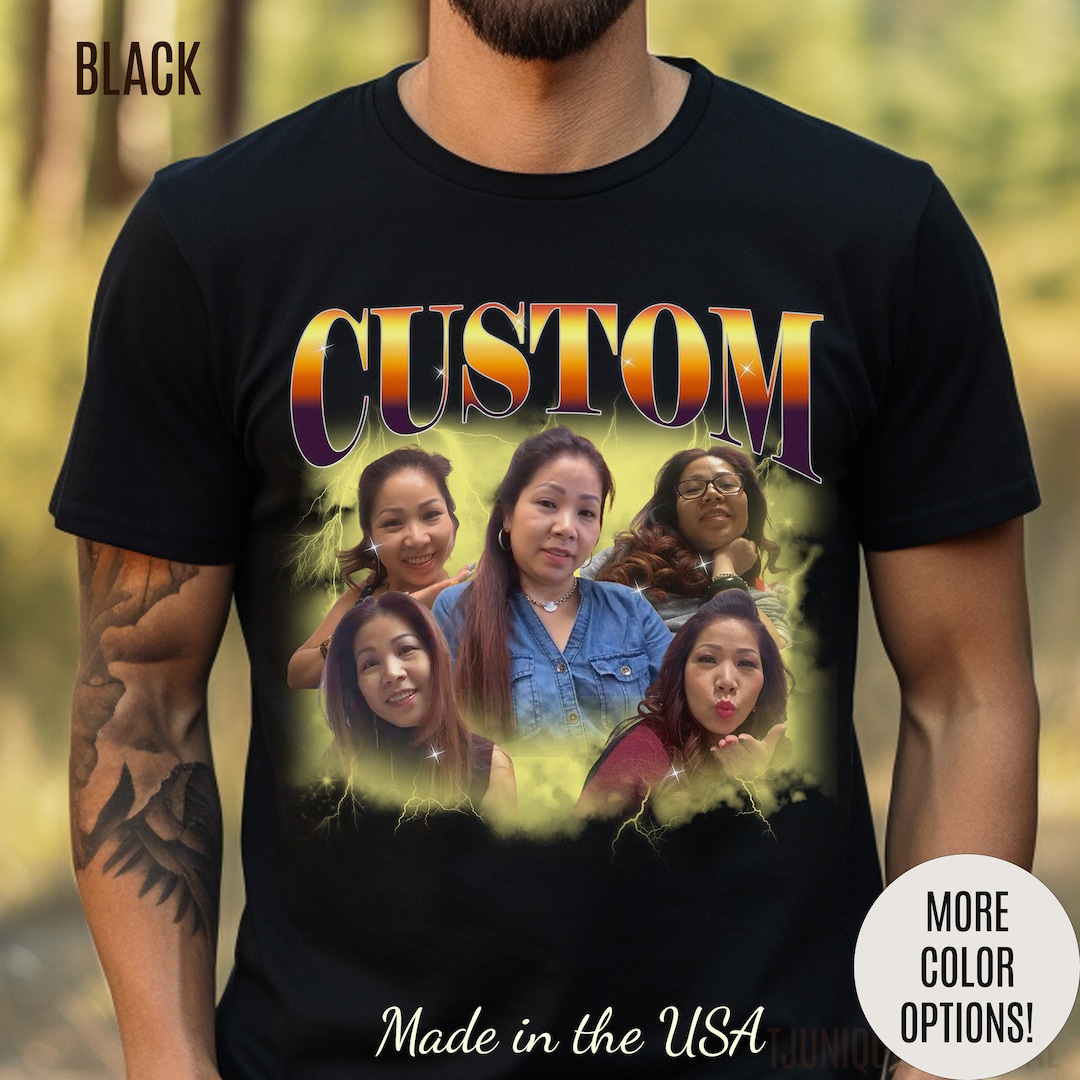 Custom Your Own Bootleg Tee, Retro Custom Bootleg Rap Tee, Custom Your ...
