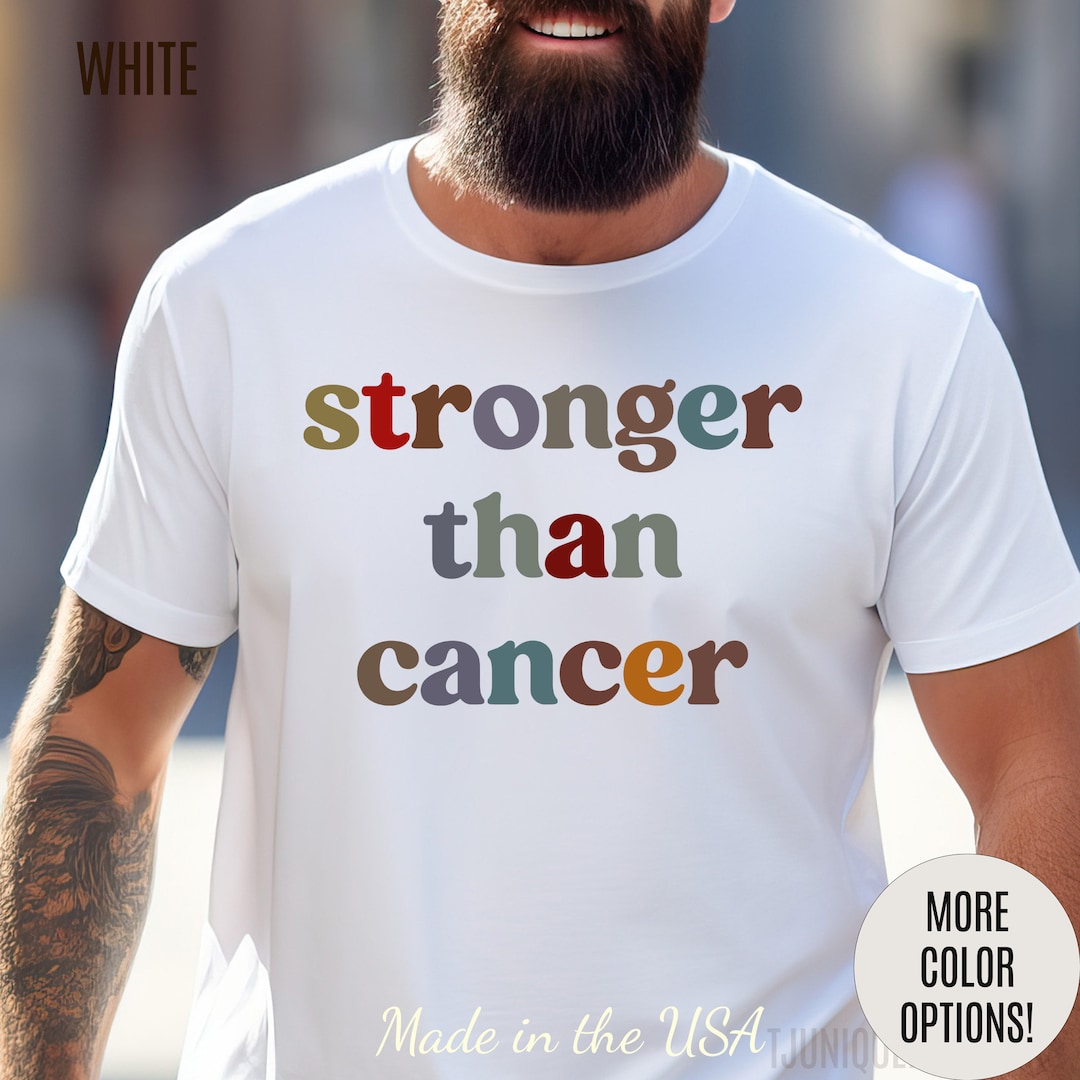 Stronger Than Cancer Shirt, Cancer Warrior Shirt, Cancer Survivor Shirt ...
