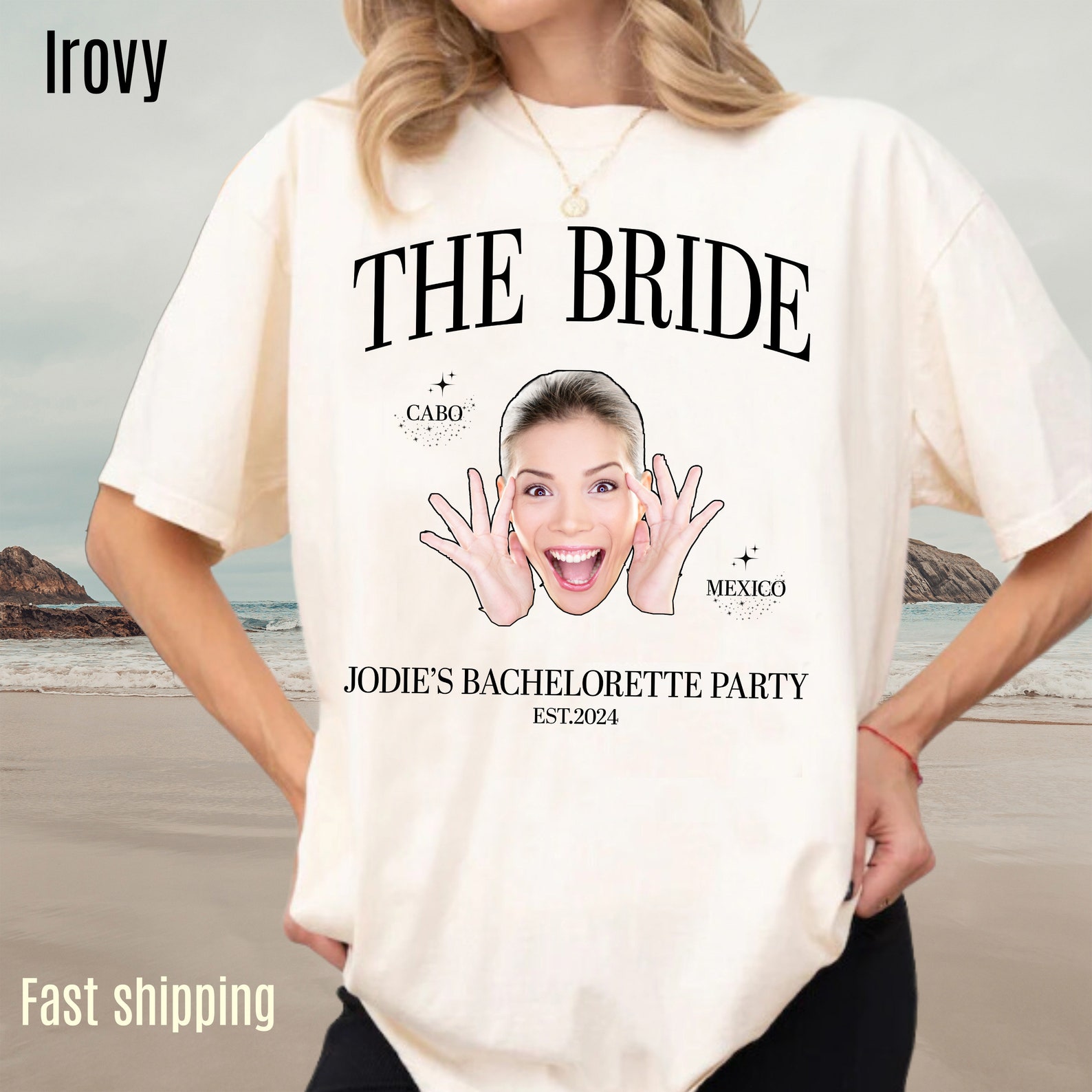 Custom Bachelorette Face Shirt, Bachelorette Party Shirt Matching ...