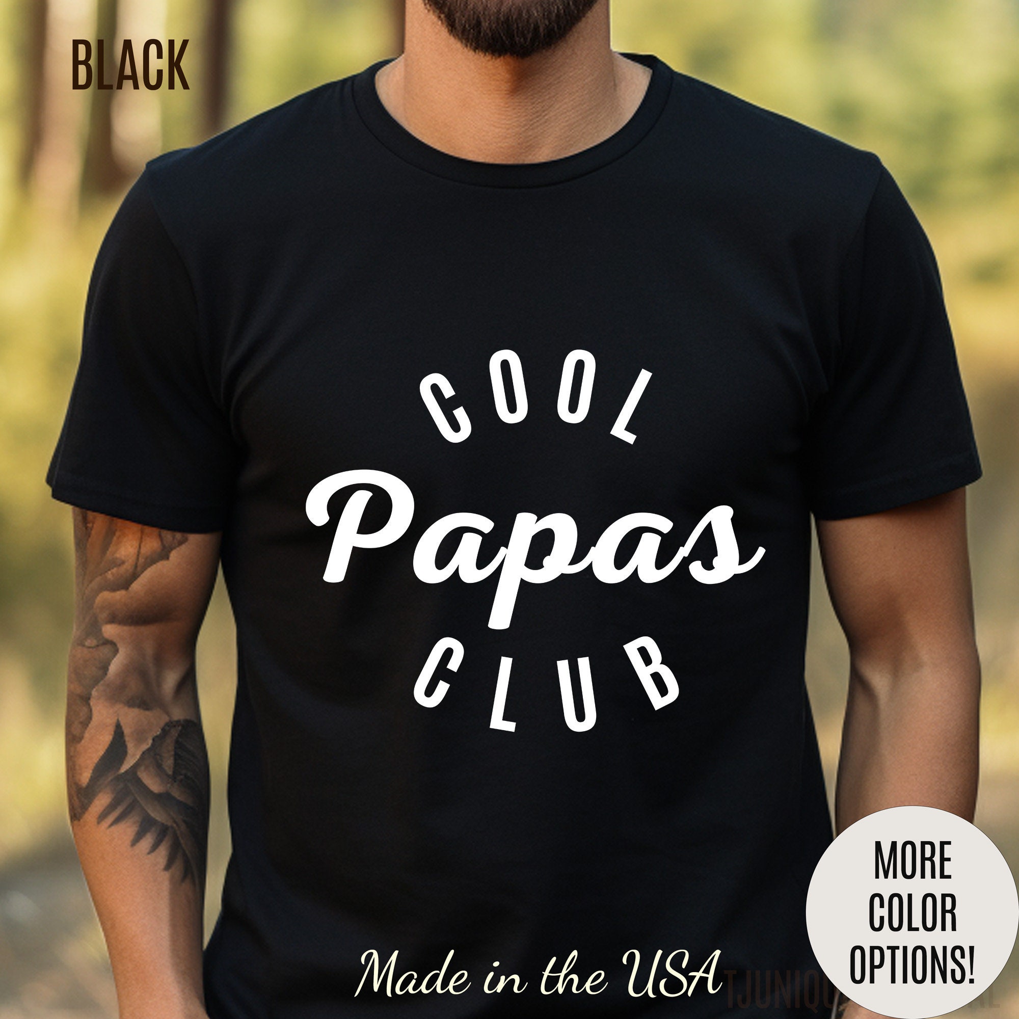 Cool Papas Club Shirt, Pregnancy Announcement Tshirt for Dad , Cool Dad ...