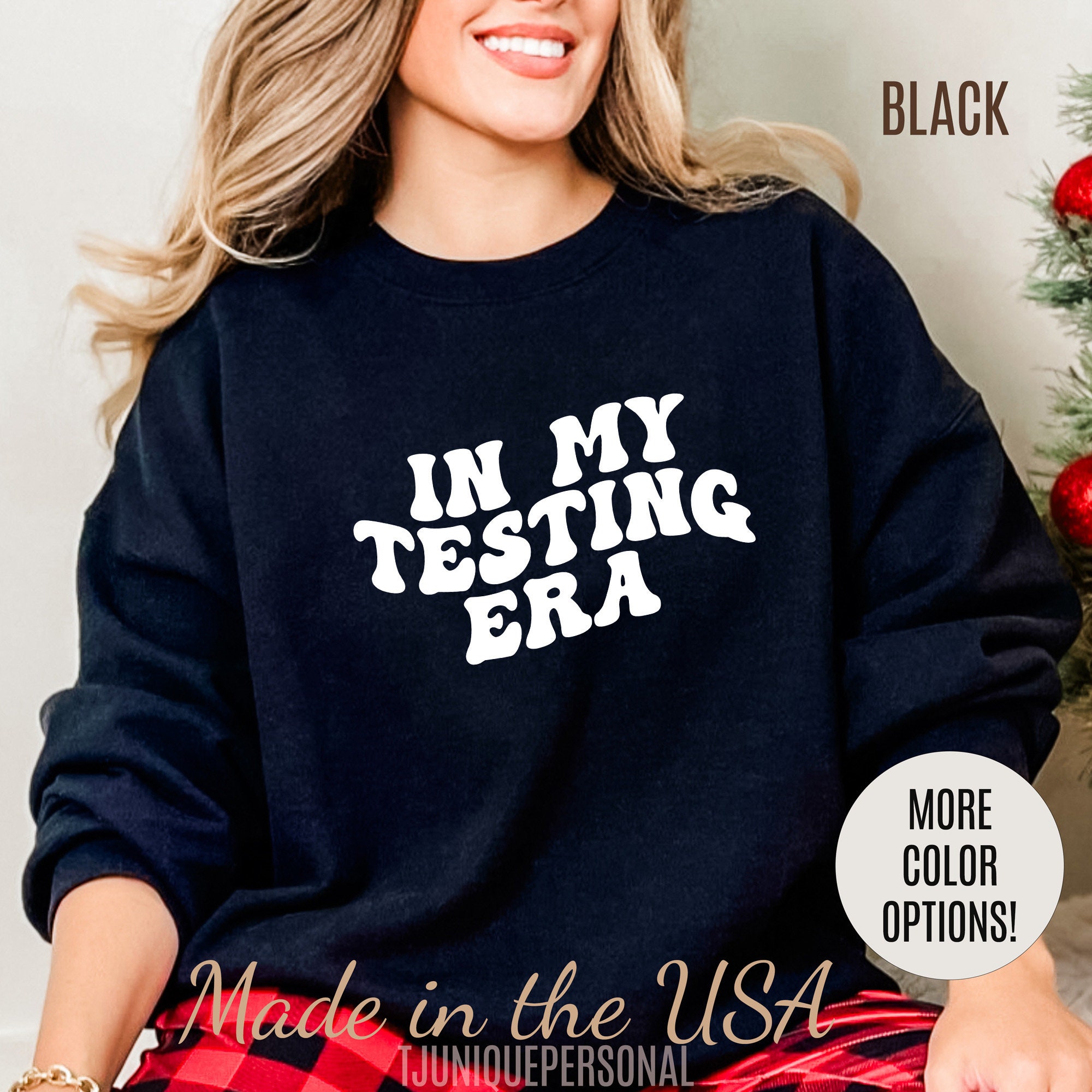 In My Testing Era Sweatshirt, Exam Day Sweatshirt, Funny Teacher ...