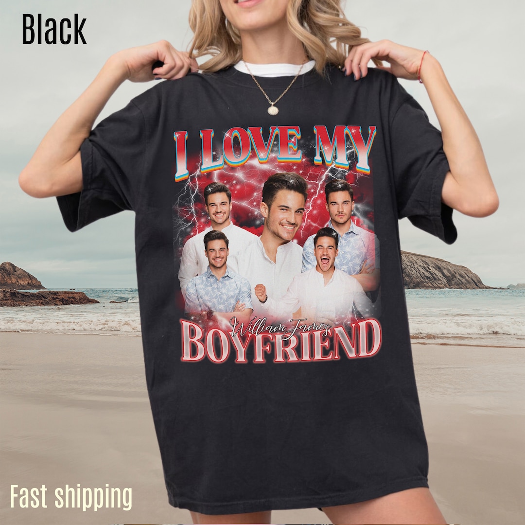 I Love My Boyfriend Shirt, Custom Bootleg Rap Tee, I Love My Bf Shirt ...