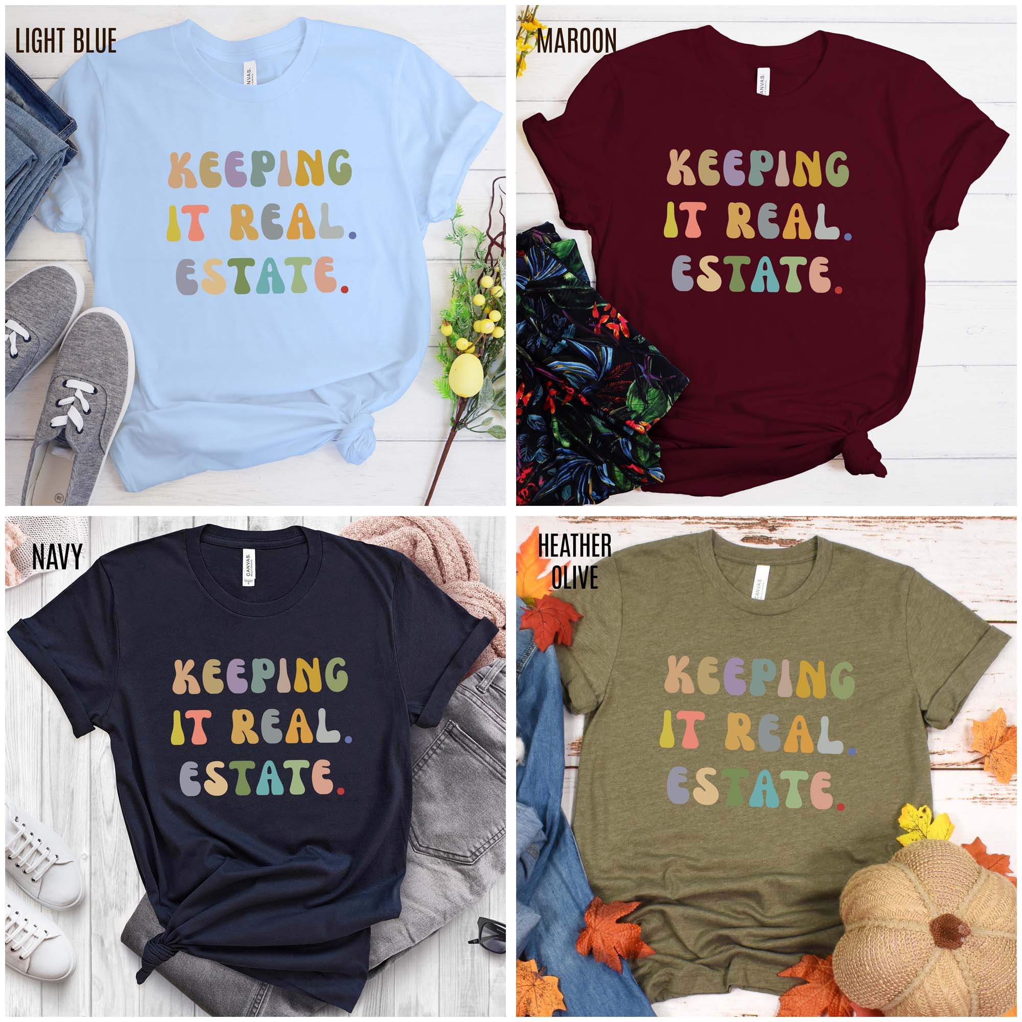 Keeping It Real Estate Shirt Real Estate Broker Shirt, Gift for Realtor ...