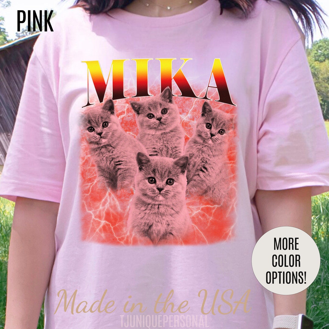 Pet Custom Vintage Shirt, Custom Bootleg Rap Tee Cat, Cat Bootleg Retro ...