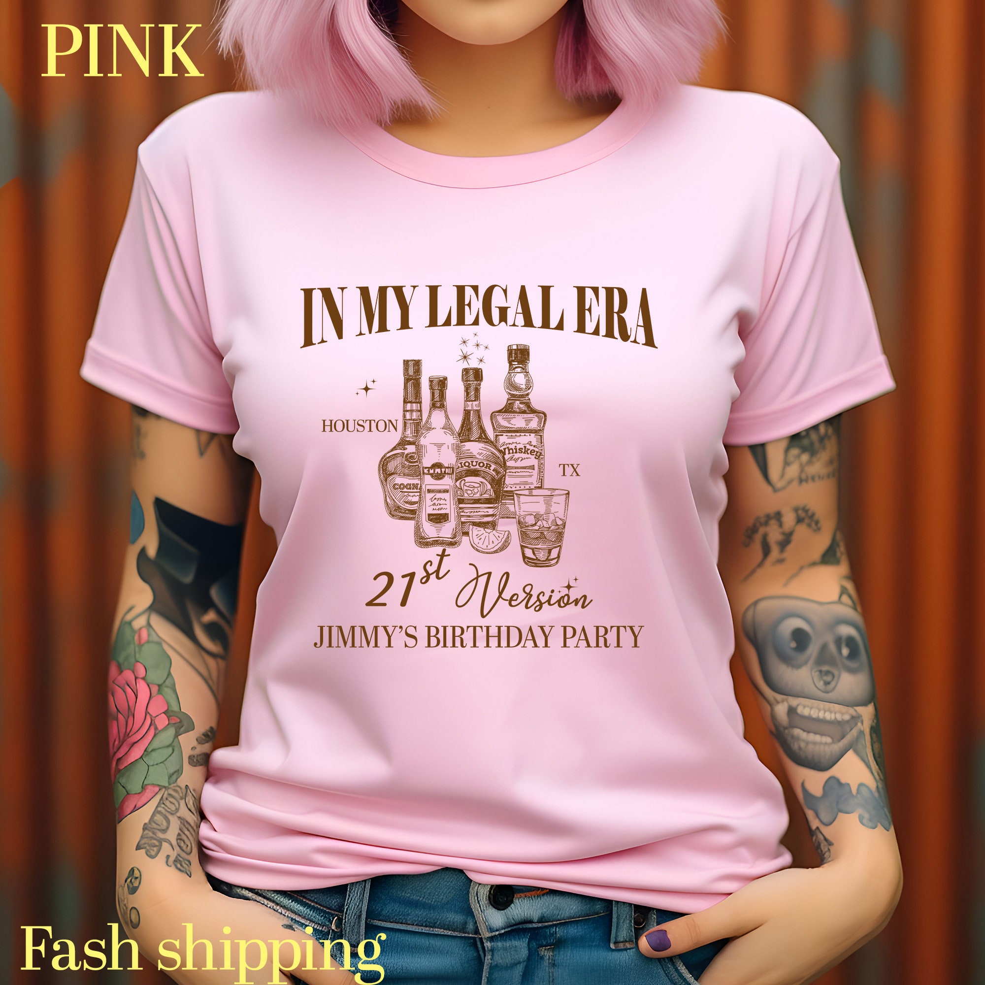 21st Birthday Shirt, in My Legal Era Shirt, Funny 21st Birthday Shirts ...