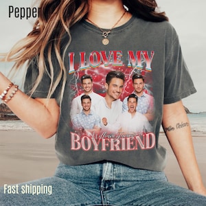 I Love My Boyfriend Shirt, Custom Bootleg Rap Tee, I Love My Bf Shirt ...
