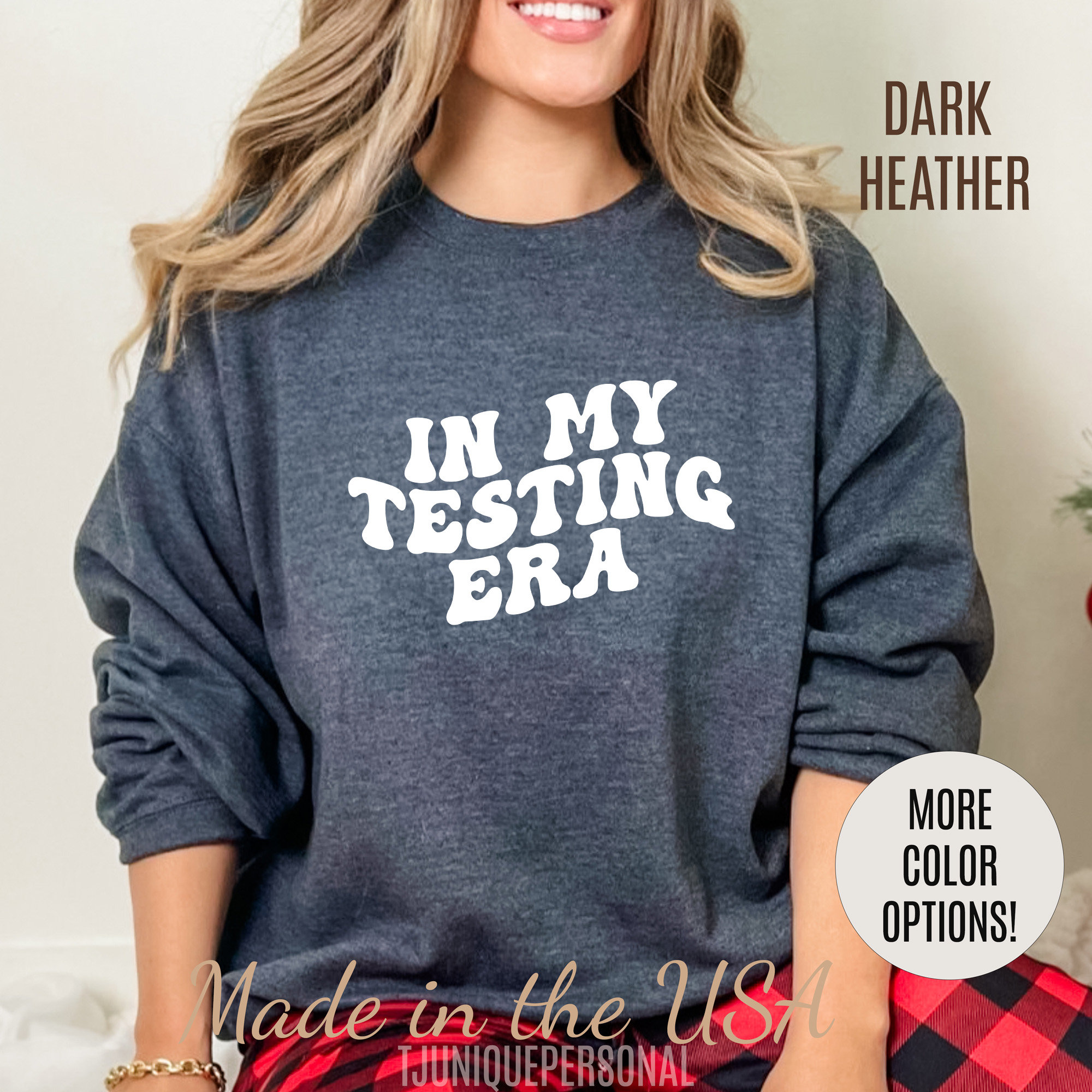 In My Testing Era Sweatshirt, Exam Day Sweatshirt, Funny Teacher ...