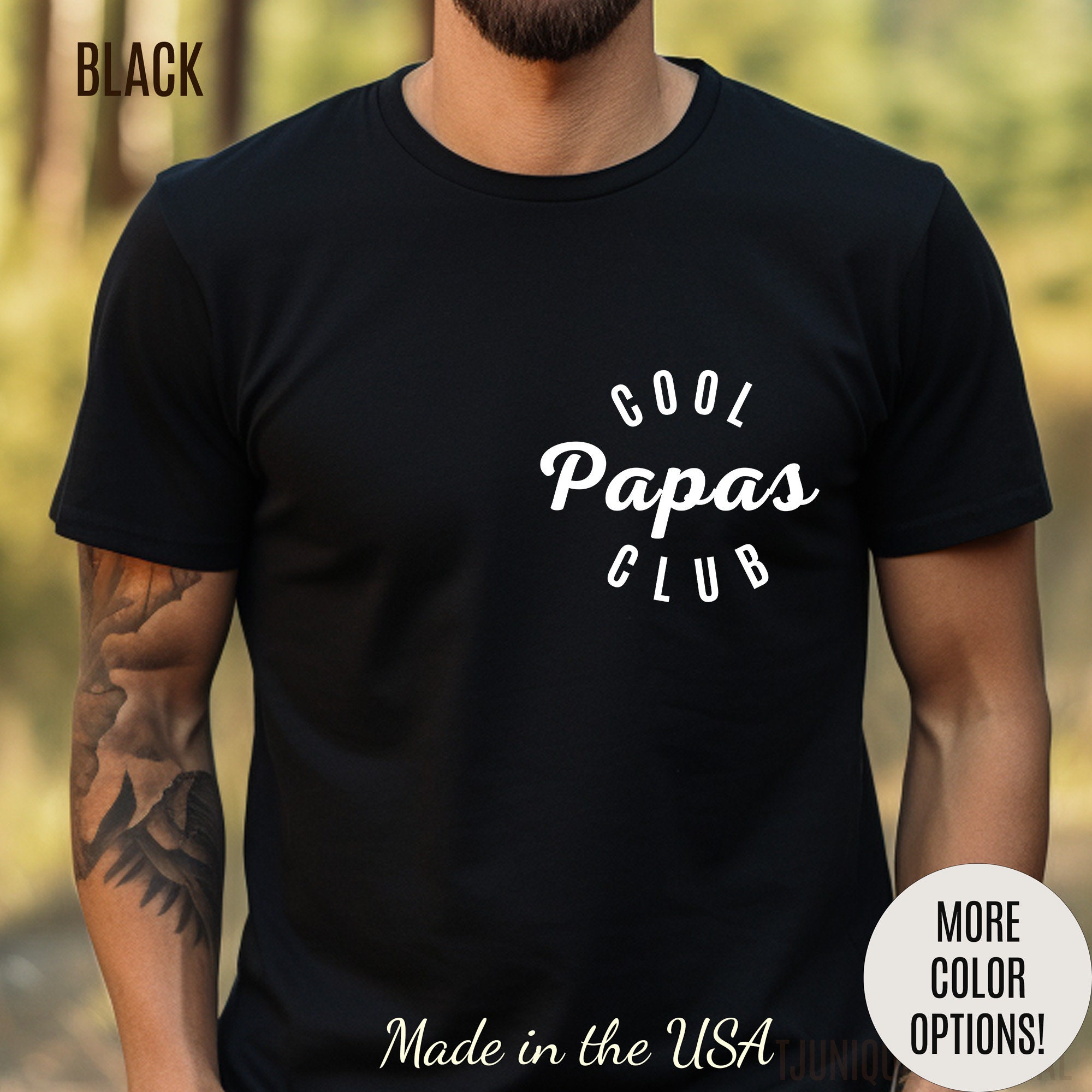 Cool Papas Club Shirt, Pregnancy Announcement Tshirt for Dad , Cool Dad ...
