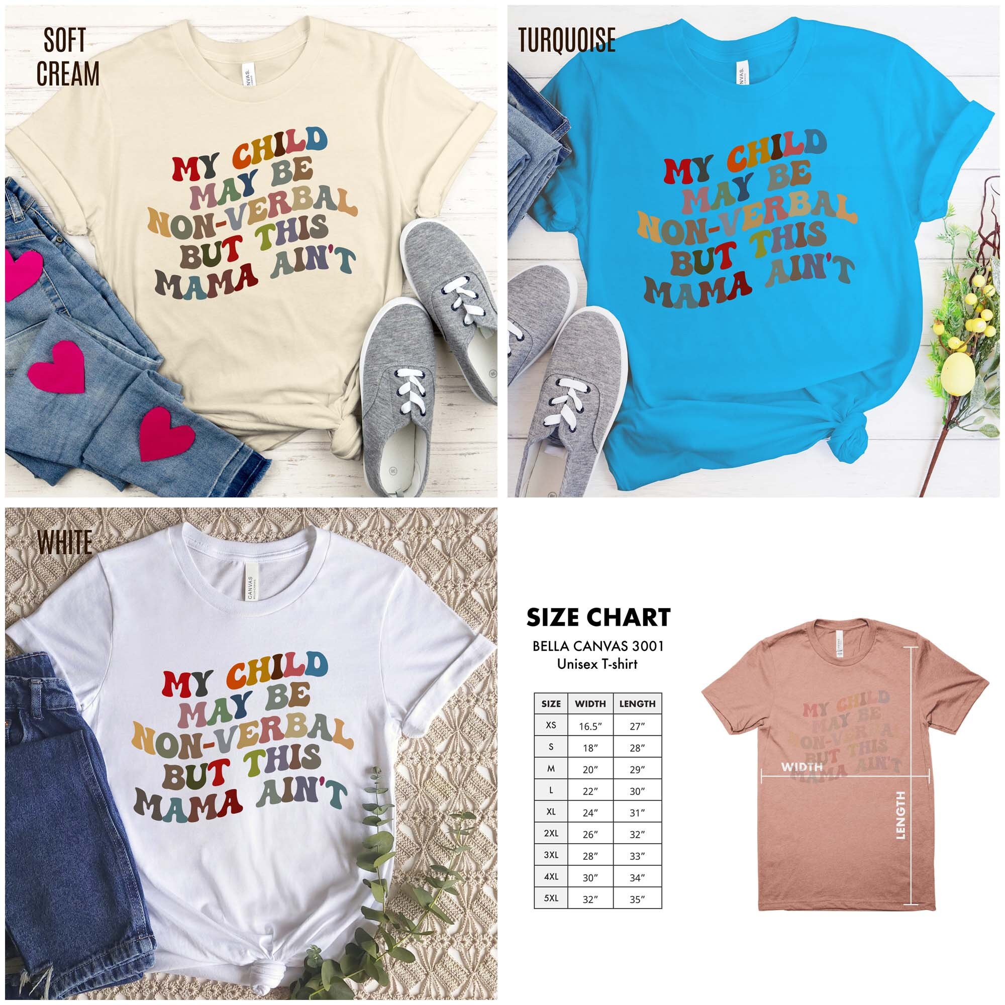 My Child May Be Nonverbal but His Mama Ain't Shirt, Non-verbal Kid Mama ...