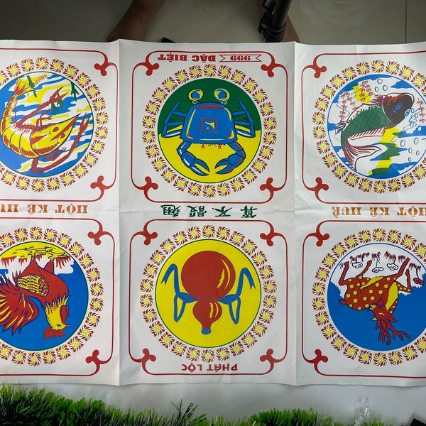 Bau Cua Ca Cop - Etsy