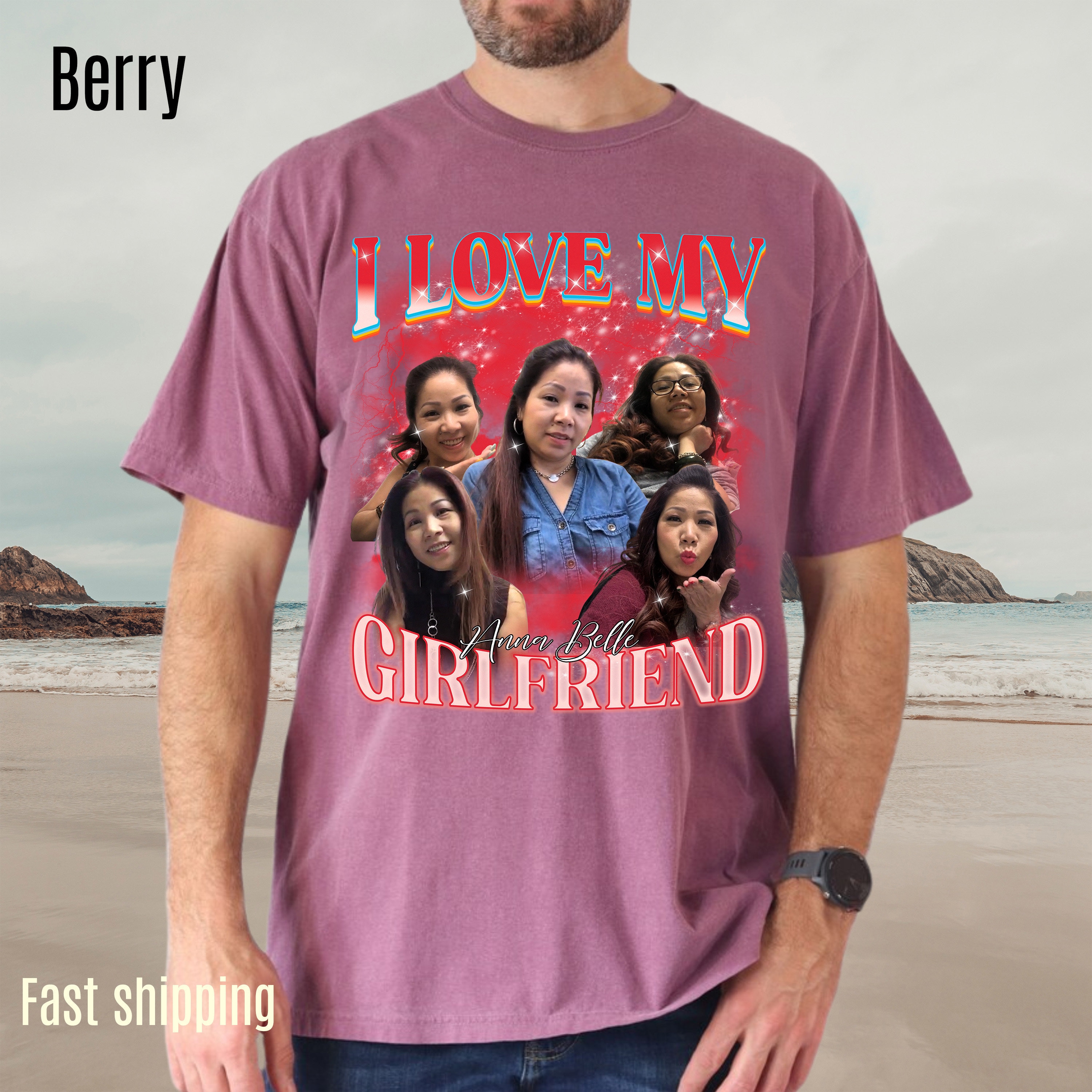 I Love My Girlfriend Shirt, Custom Bootleg Rap Tee, Boyfriend Shirt ...