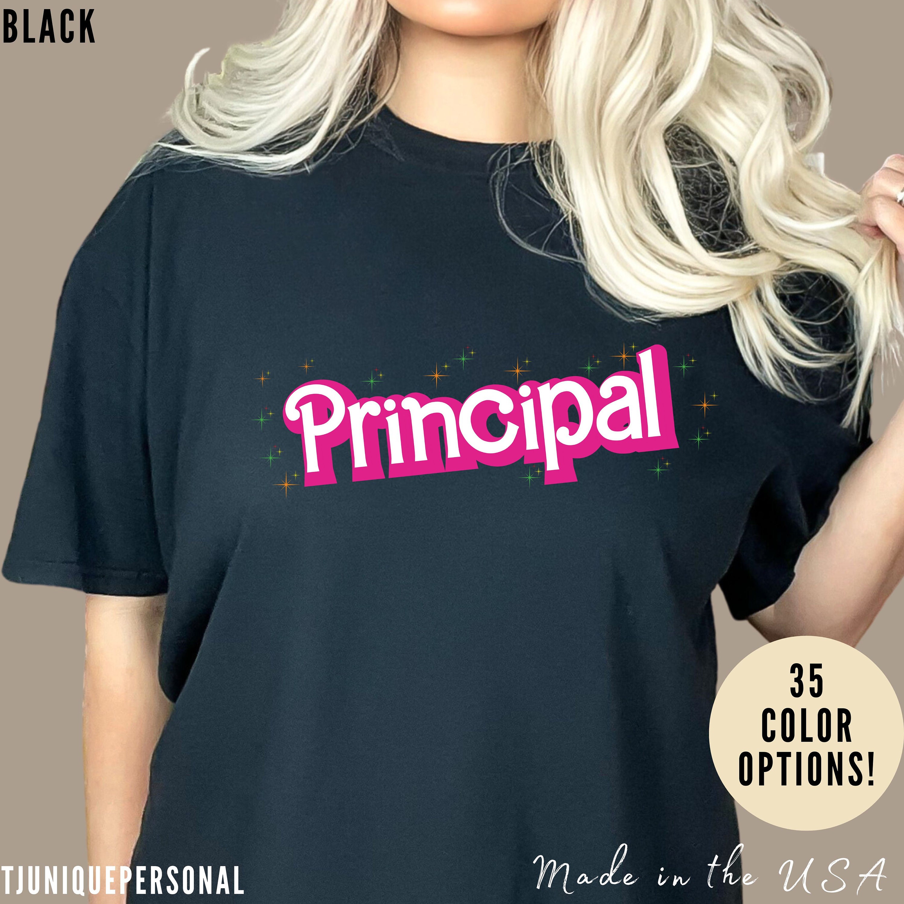 Principal Shirt, Pink Lady Girl Shirt, Back to School Shirt, Principal ...